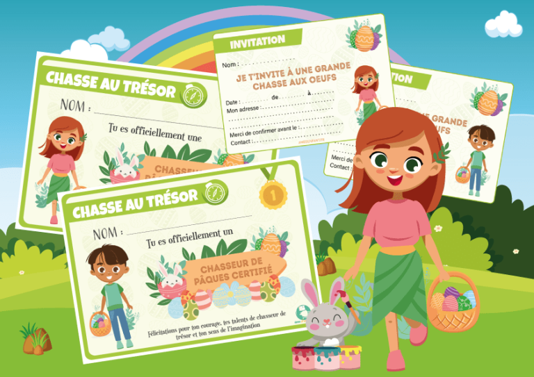 Chasse aux Œufs de Pâques et Jeux Gratuits de Pâques