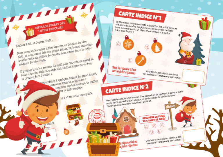 La Chasse au Trésor de Noël (4/6 ans)