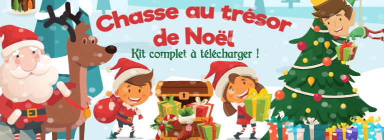 Comment organiser une chasse au trésor de Noël