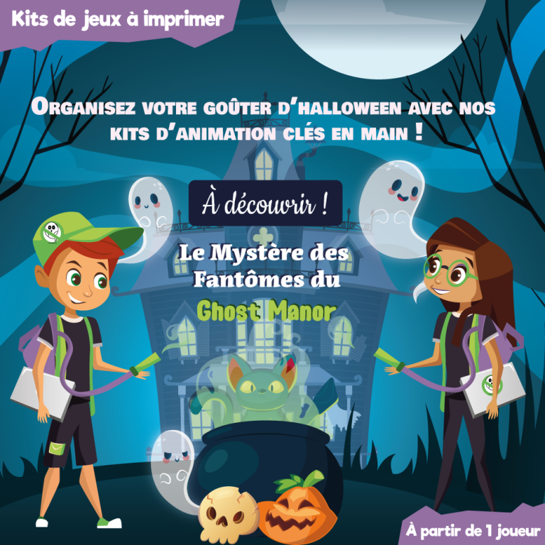 3 idées de jeux et activités pour Halloween "spécial" fantômes