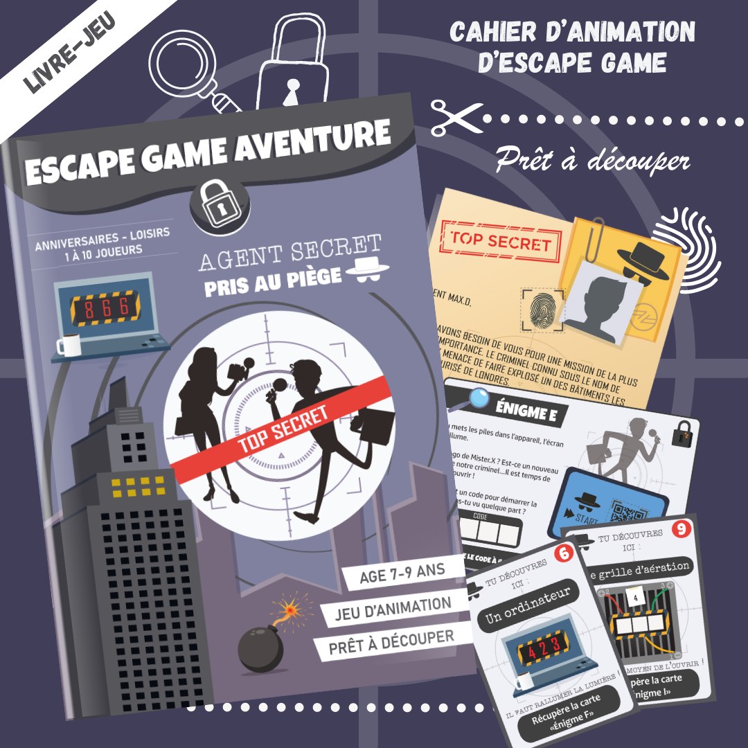 Des Escape Games en Livres à Découper