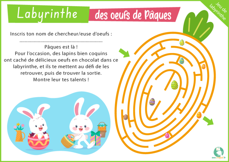 Chasse aux Œufs de Pâques et Jeux Gratuits de Pâques