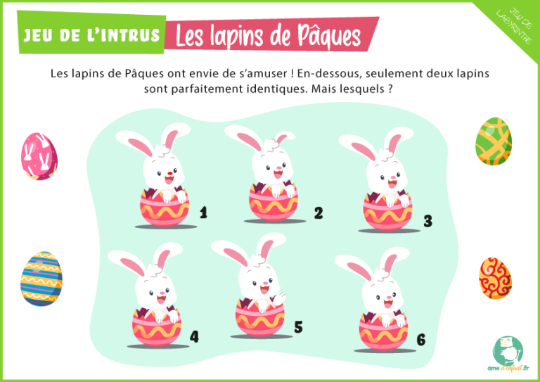 Jeux de Pâques & Poisson d'Avril à imprimer